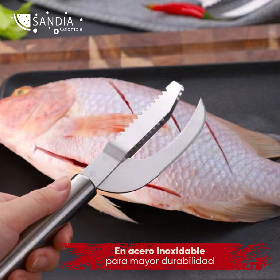CLEAN FISH™ - Cuchillo para Pescado 3 en 1 – Innovatouch